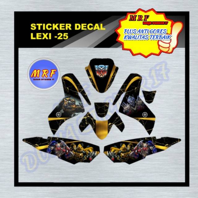 LEXI V25 DECAL STICKER, MOTORCYCLE STRIPING | Shopee Philippines