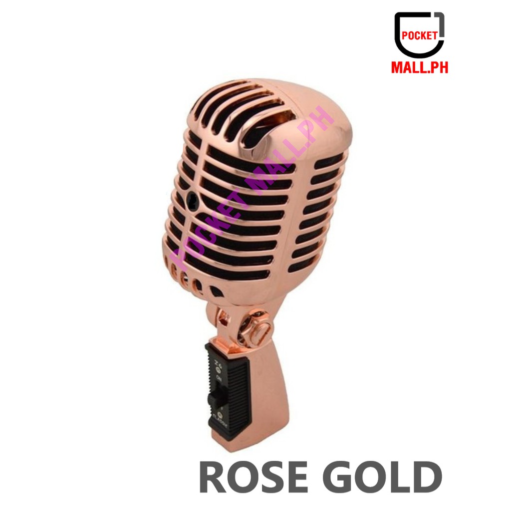 BOSCA MICROPHONE Professional Retro Elvis Microphone BS X-58S silver ...