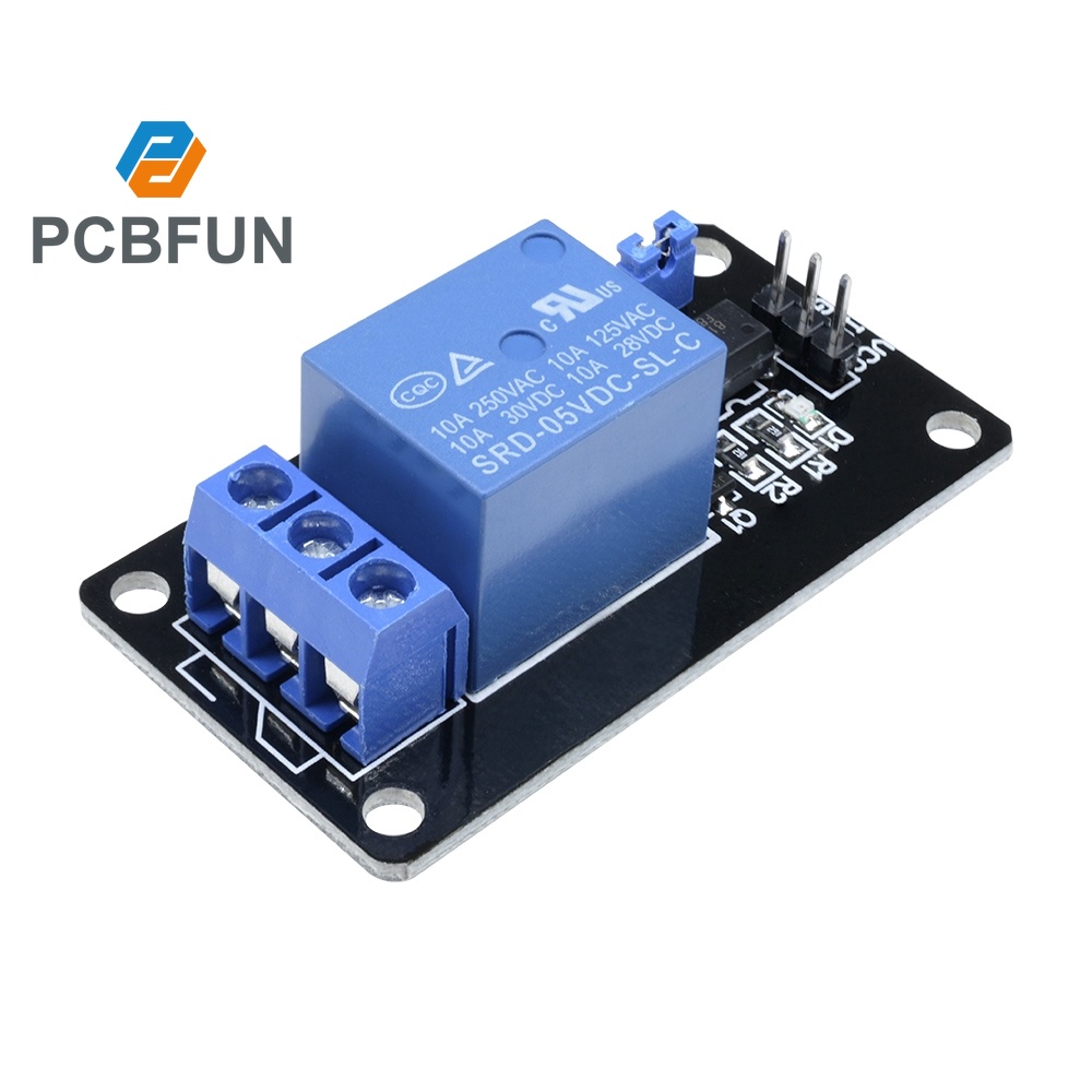 Pcbfun 5V 1 Channel Optocoupler Driver Relay Module High Level For ...