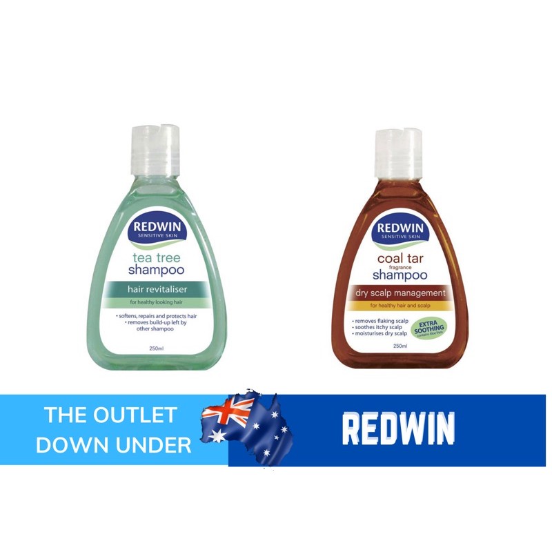 Redwin Anti Dandruff Shampoo Coal Tar Treatment 250ml / Tea Tree ...