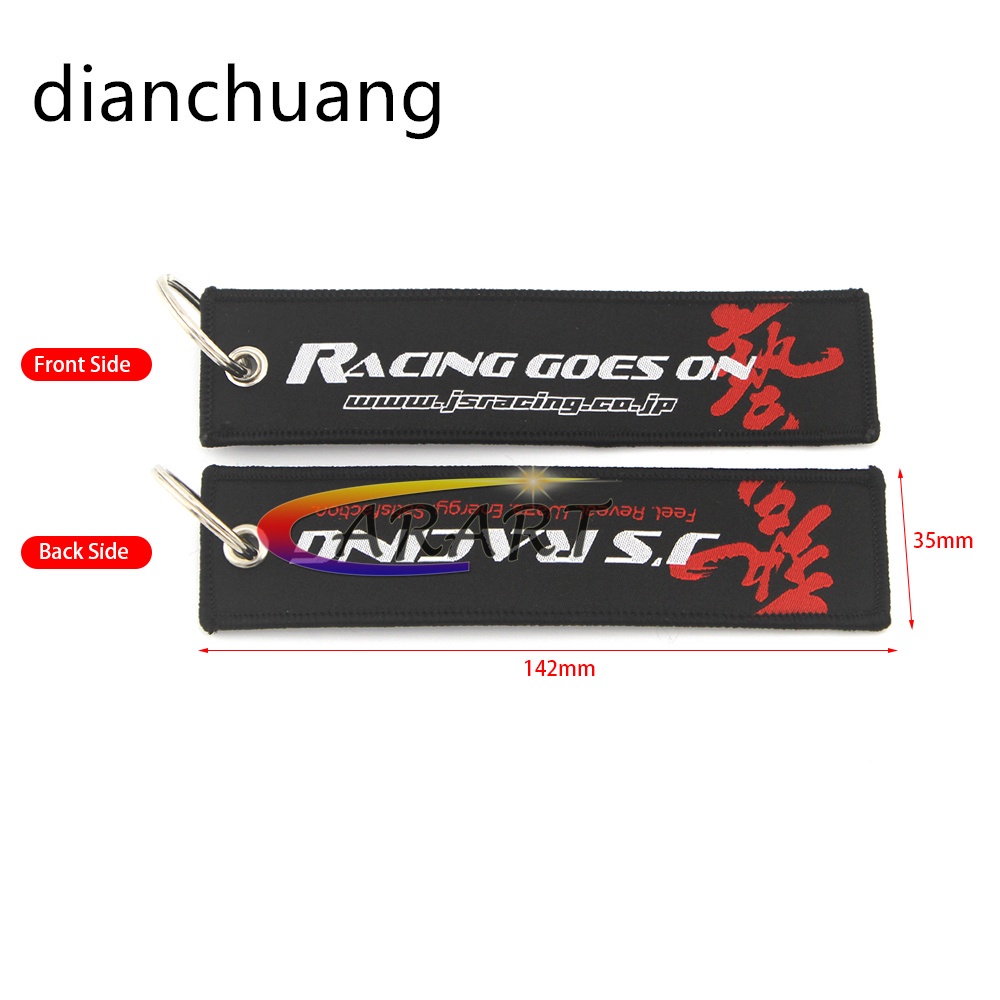 Mugen STI Bride Nylon Car Key Ring For Jazz Fit GK5 Civic CRV Type R ...