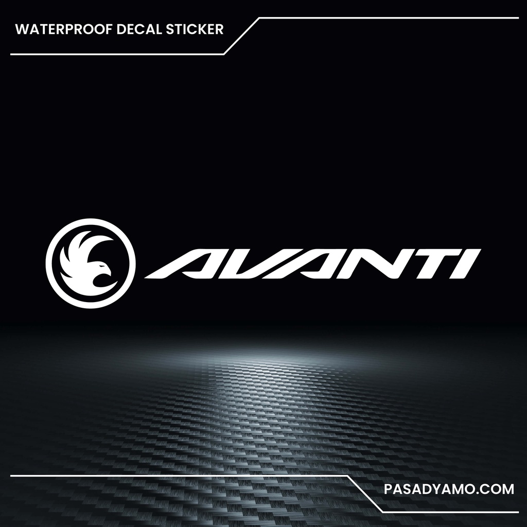 Avanti Logo Decal Sticker for Cars and Bicycles 1.5 x 7.75 inches ...