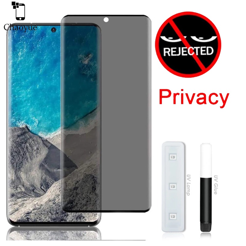 UV Matte Privacy Anti-Spy Liquid Glue Tempered Glass For VIVO X200 X100 X90 X80 X70 X60 X50 V40 ...