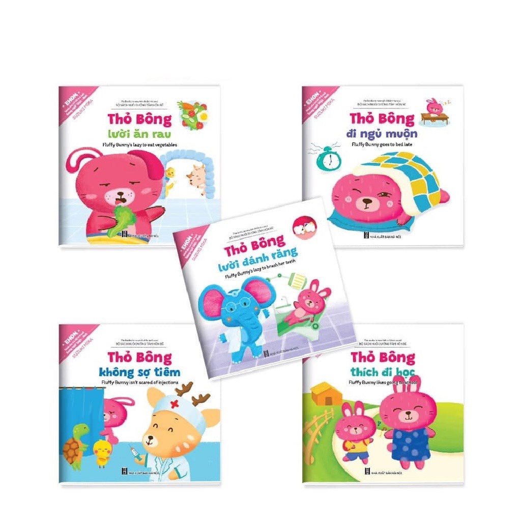 Book - Ehon Life Skills Cotton Rabbit Series - bilingual Vietnamese and ...
