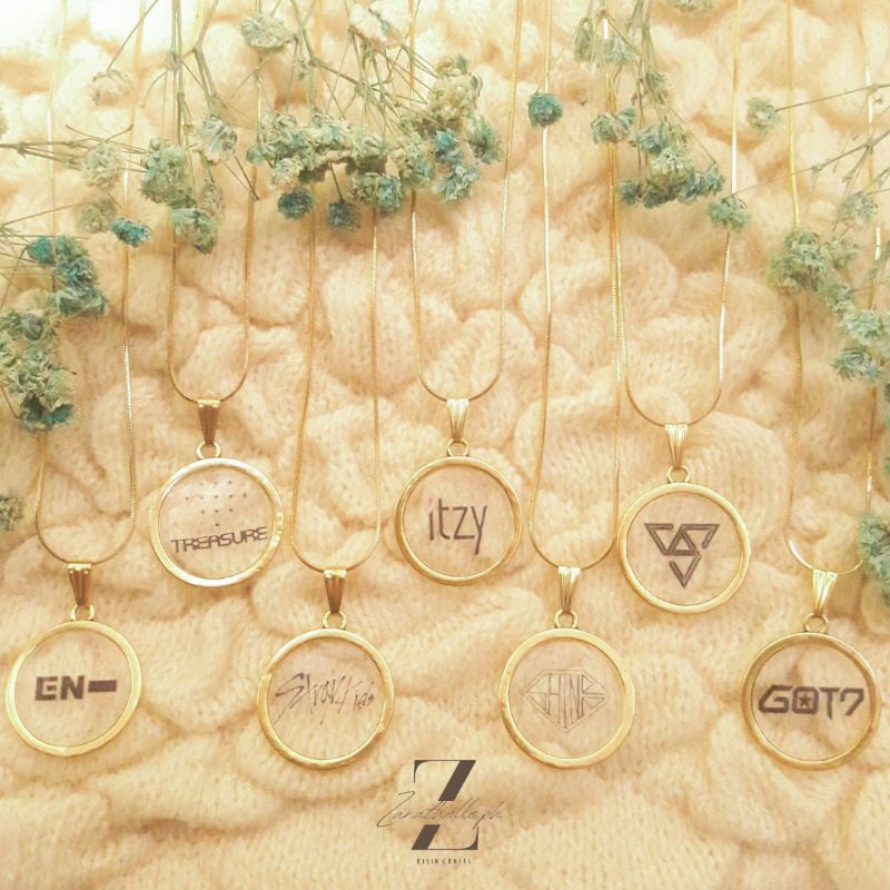 ZARATHELLE | KPOP Inspired Resin Necklaces (GOT7, Stray Kids, Treasure ...