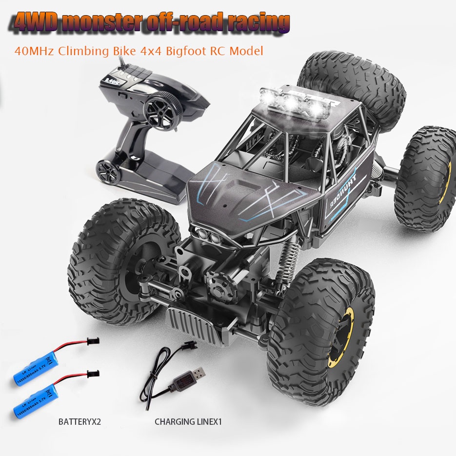 RC Car 1:20 Climbing RC Car Off-Road Radio RC Truck Rechargeable, 4WD ...