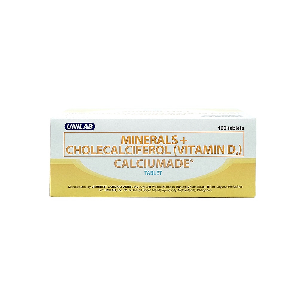 Calciumade Calcium+Vitamin D3+Minerals (4 pcs/pack) | Shopee Philippines