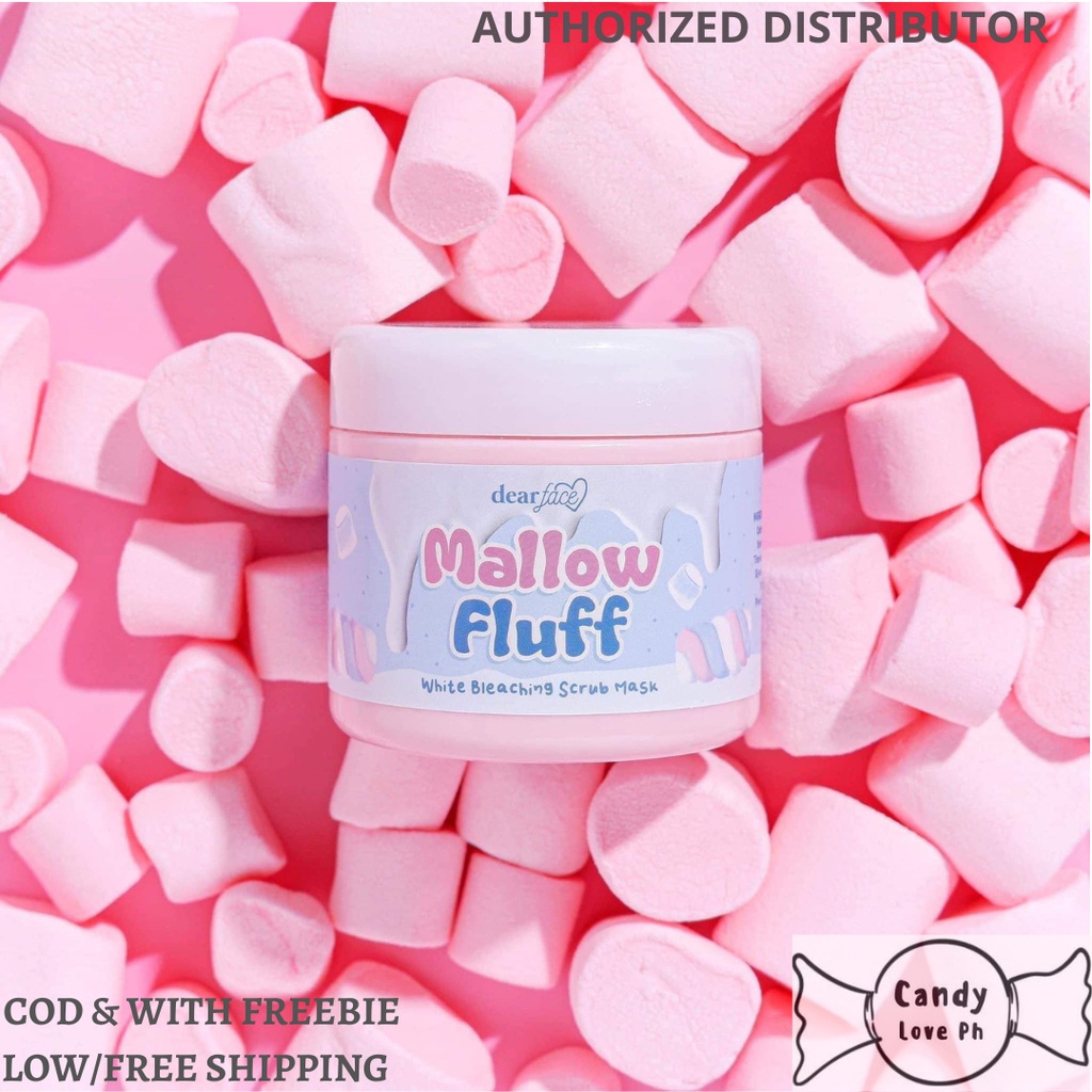 Dear Face Mallow Fluff White Bleaching Scrub Mask 150g | Shopee Philippines