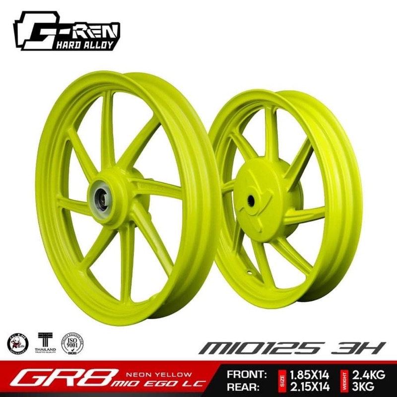 G-REN MAGS MIO SPORTY / MIO I 125 3 holes GR8 | Shopee Philippines