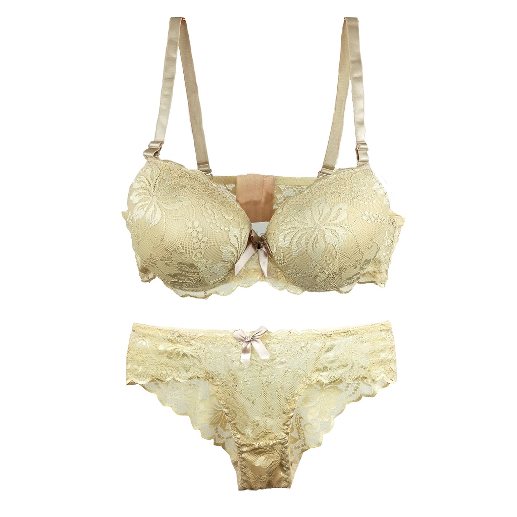 Stephanie BRA/BH SET+CD rubynoir cup 36B-42B Wire | Shopee Philippines