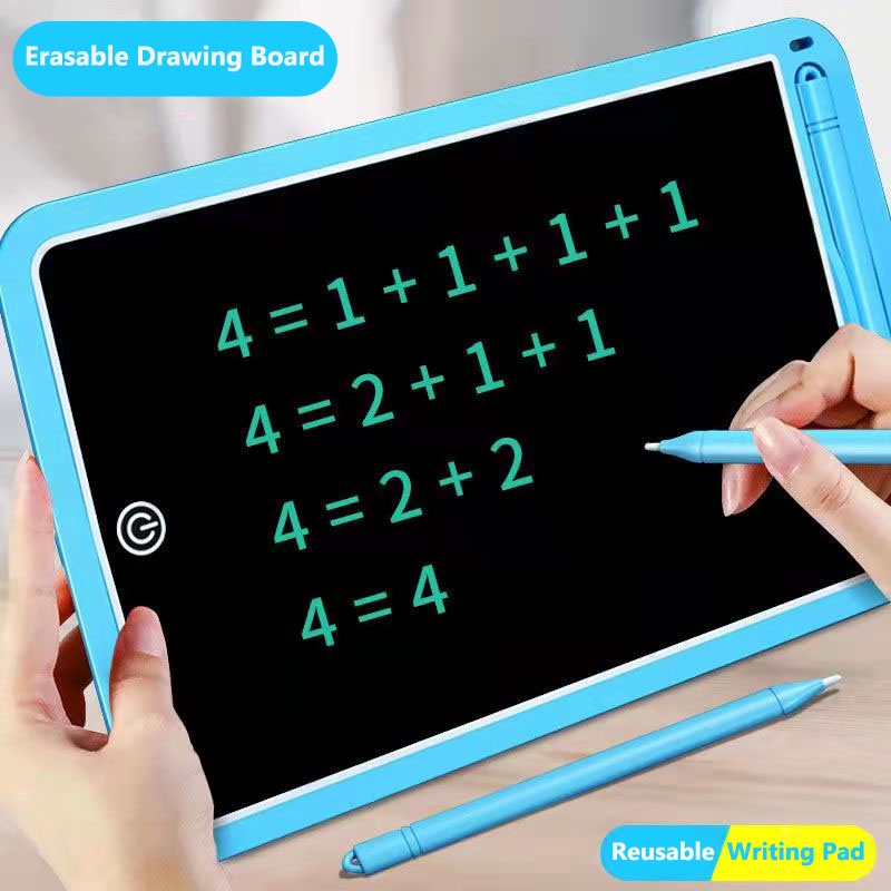 Electronic Erasable Drawing Board Reusable Writing Pad Educational Toy ...