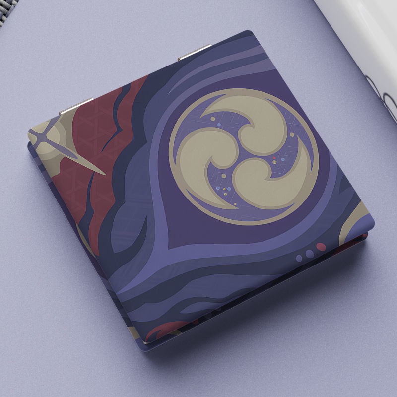 Genshin Impact Abstract Painting Vanity Mirror Cosmetic Magnifying ...