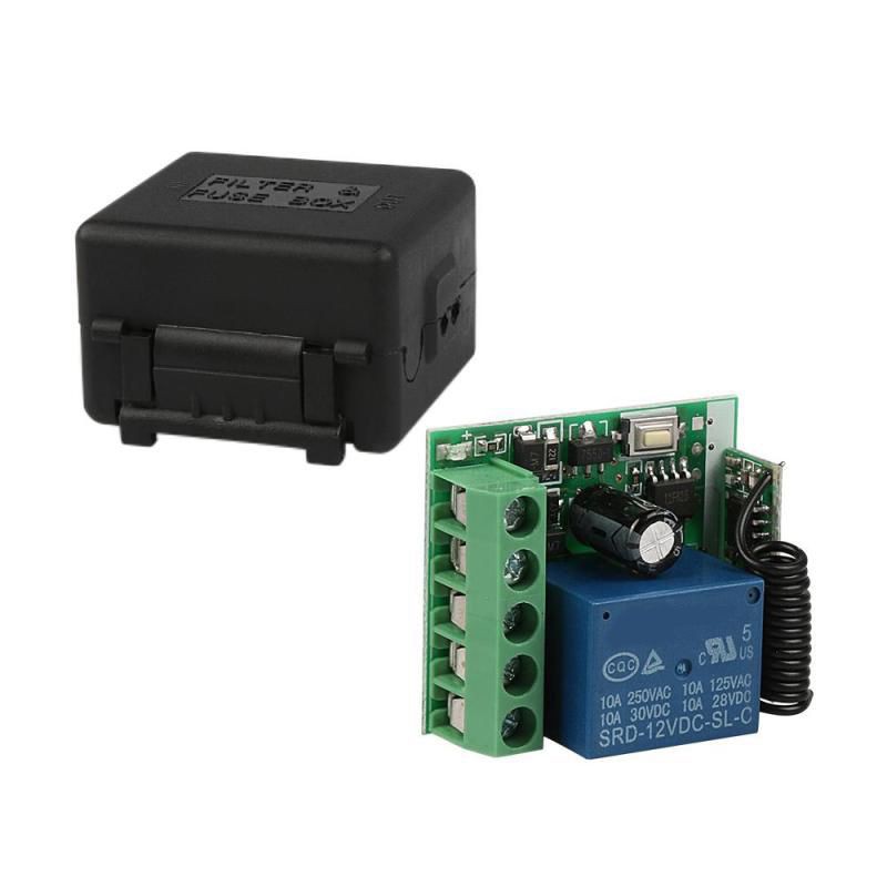 DC 12V 1CH 433MHz Universal Wireless Remote Control Switch RF Relay R ...