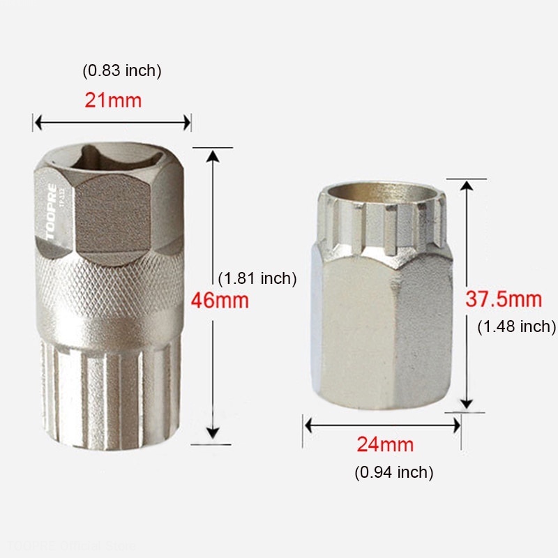 Xunwuk Bicycle Cassette Freewheel Removal Repair Tool Flywheel Remover ...