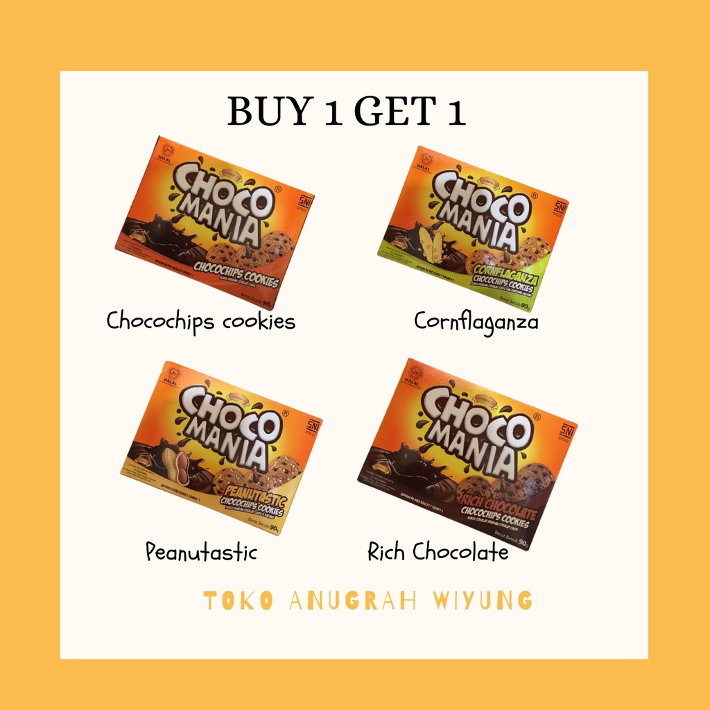 Choco MANIA COOKIES (BUY 1 GET 1 - FREE RANDOM) | Shopee Philippines