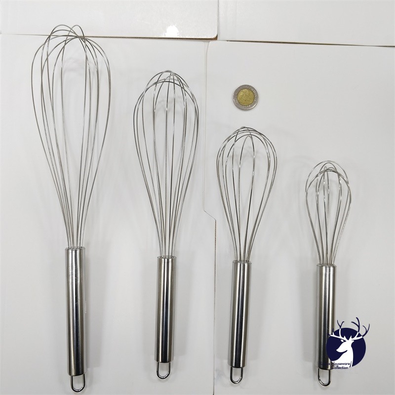 STAINLESS STEEL EGG BEATER / WHISK MIXER / STIRRER CAKE CREAMER MIXER ...
