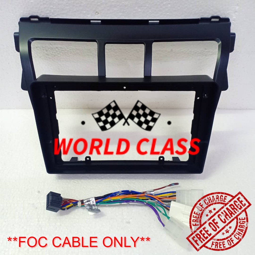 TOYOTA VIOS 2007-2013 9" ANDROID CASING (FREE PLUG & PLAY CABLE ...