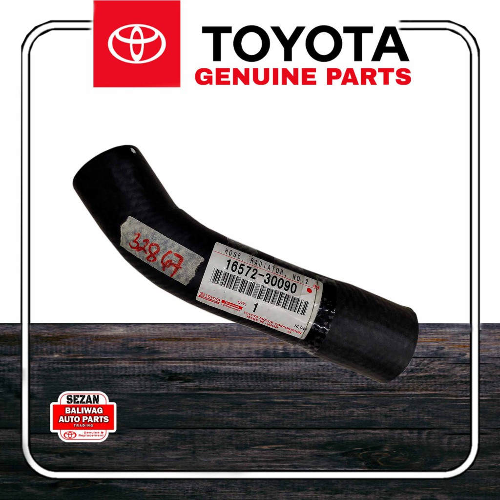 ORIGINAL TOYOTA RADIATOR HOSE NO.2 HIACE 2005-2021 16572-30090 | Shopee ...