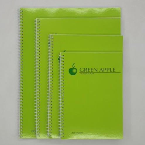 Green Apple Spiral Notebooks (Regular Sized) | Shopee Philippines