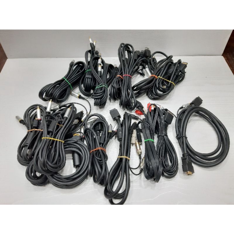 Bundled PS1 PS2 S-Video D-Terminal Comporrant AV Multi Cable From Japan ...