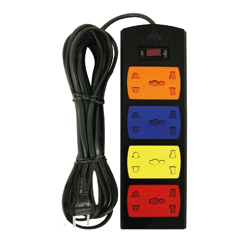 ROBOT 4-Outlet 5-Prong Power Socket with Cover - SPECIAL 4S5C | Shopee ...