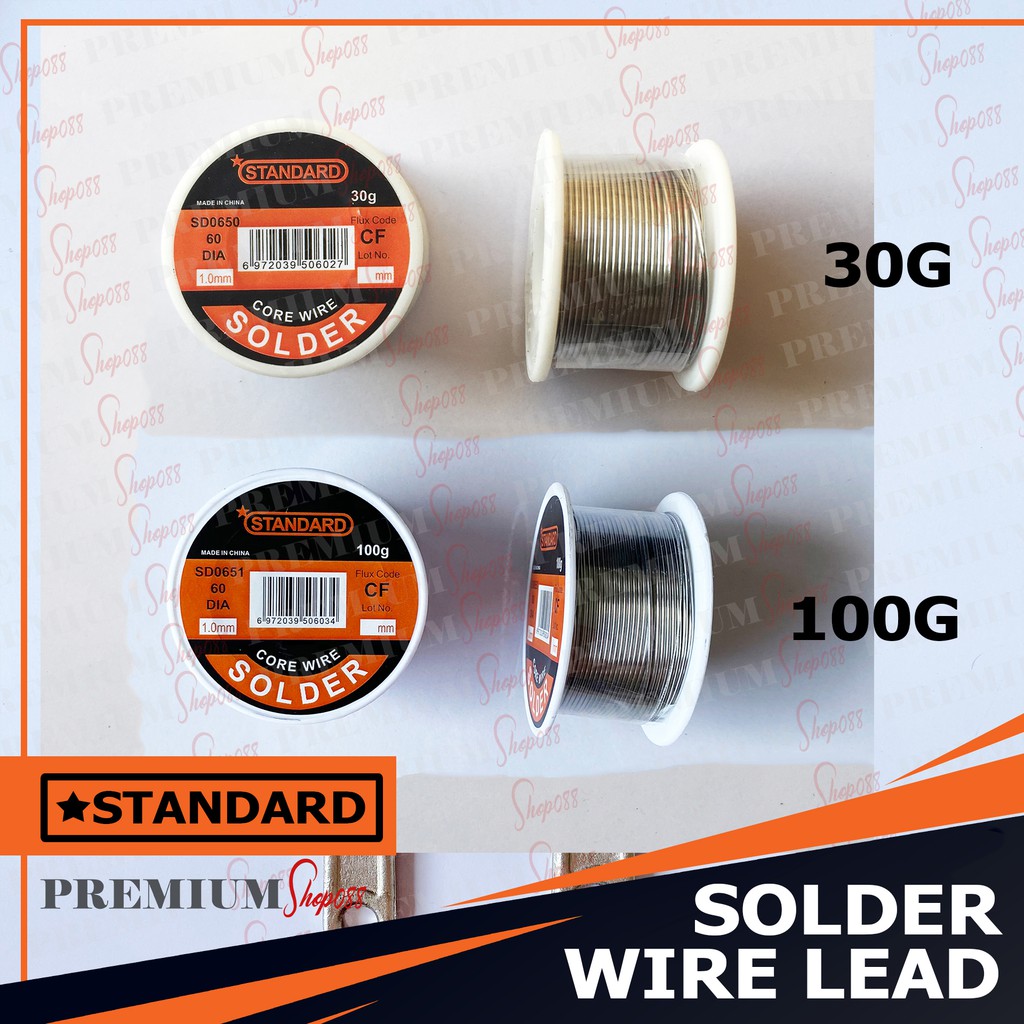 Standard Soldering Iron Lead Solder Core Lead Wire 30G 100G 150g 60 CF ...
