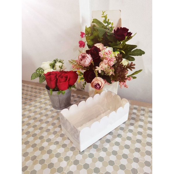 PUTIH White Mica BOX - Sponge BOX - BROWNIES BOX - Cardboard 20x10x8 ...