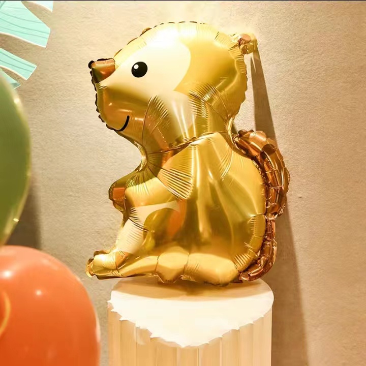 25 inch foil balloon forest animal theme Jungle Squirrel happy birthday ...