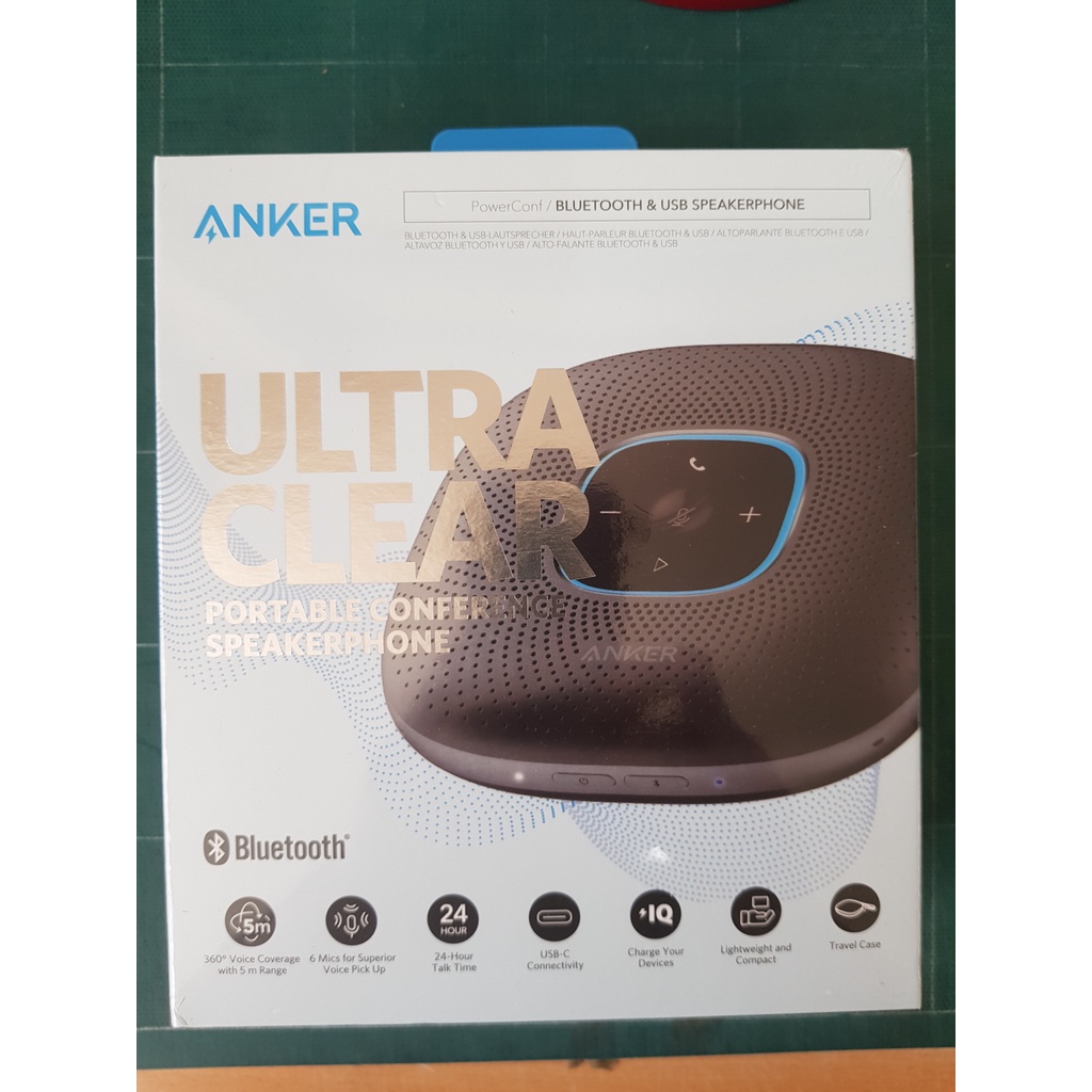 Anker PowerConf Speakerphone Bluetooth Conference Speaker Home Office ...