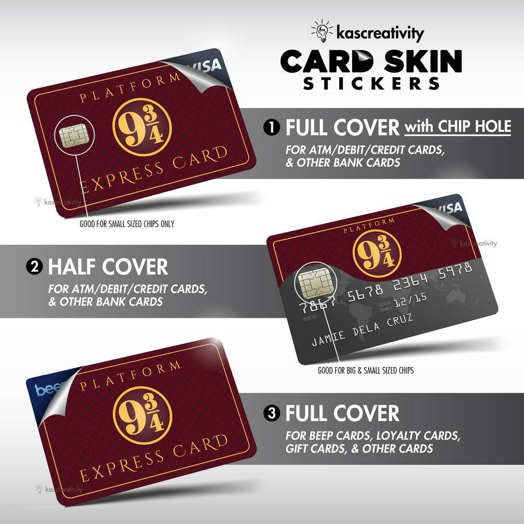 FANDOM Card Skin Stickers (for ATM, Credit Debit, Beep Cards, Loyalty ...
