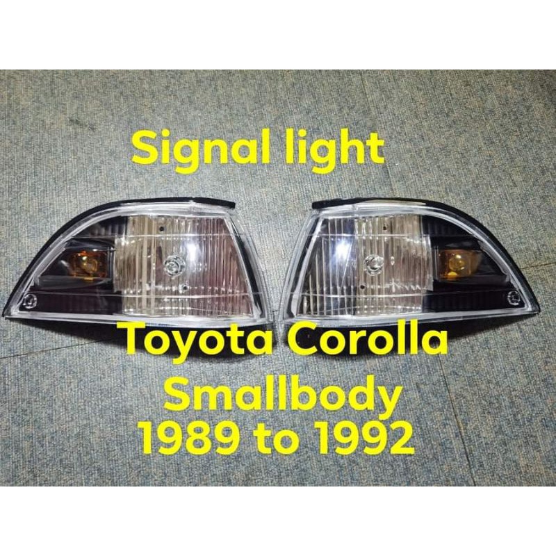 Signal light Corner light Toyota Corolla Smallbody Ee90 Ae92 SET ...