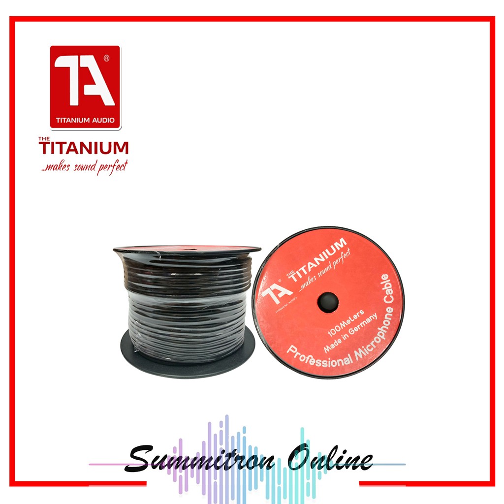 TITANIUM AUDIO Heavy Duty Microphone Cable 100m | Shopee Philippines