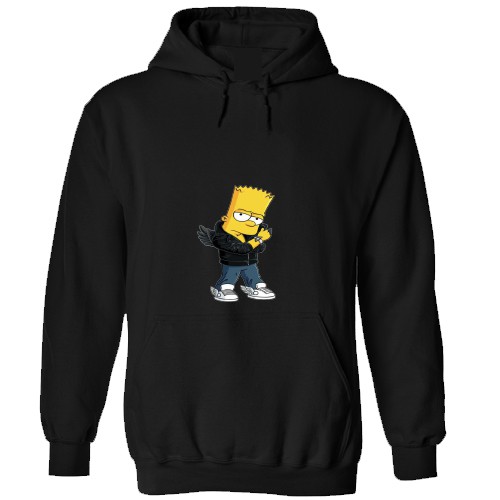 Bart Simpson Hoodie Jacket Men Women Long Sleeve Family / Couple Jacket ...