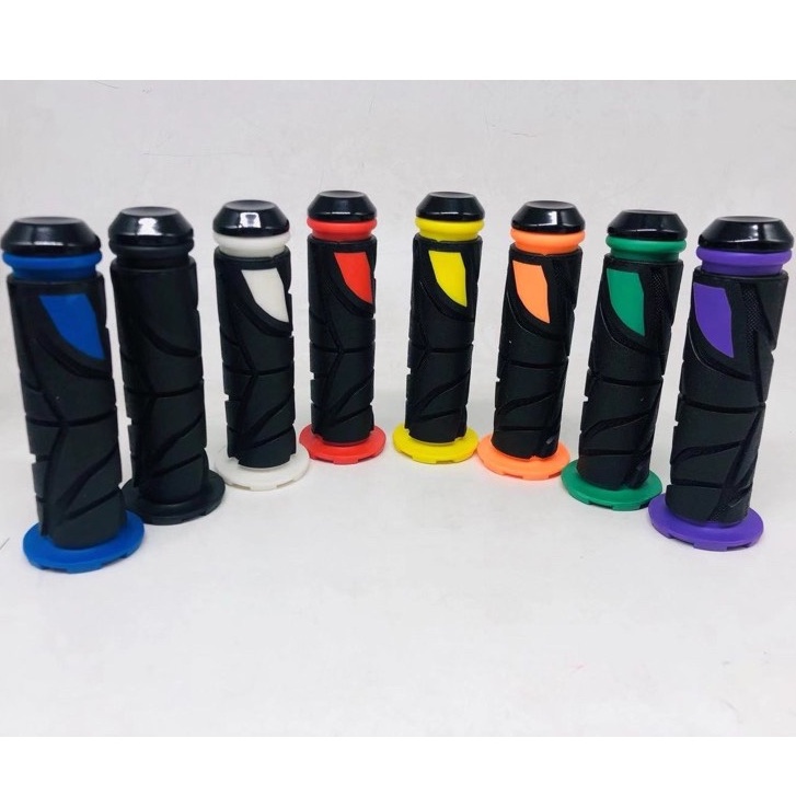 Motorcycle Handle Grip Universal Rubber pair | Shopee Philippines