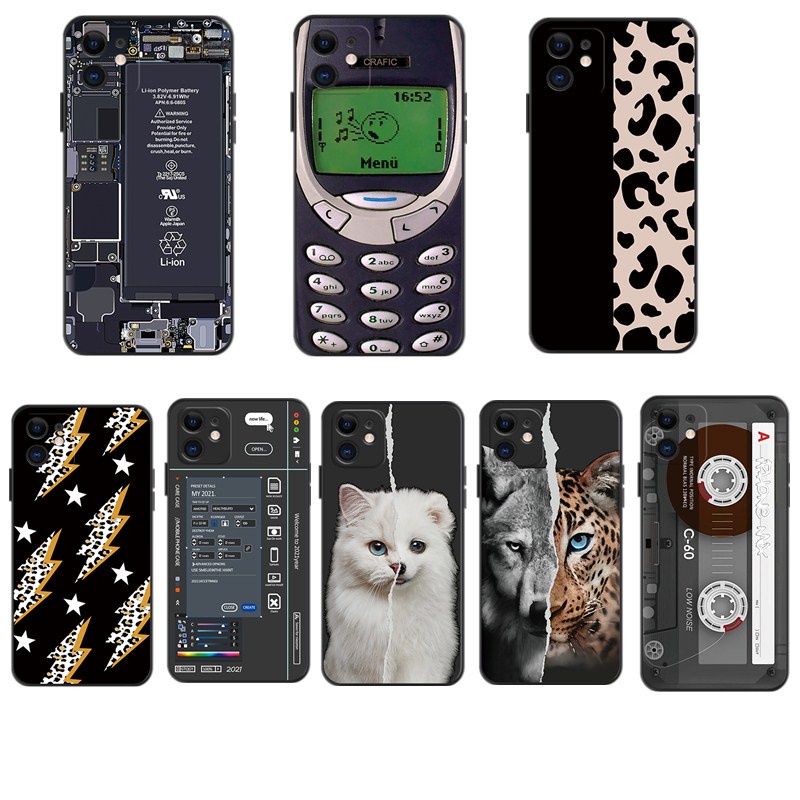 INS Leopard Print Retro Painted Pattern Phone Cases for INFINIX Note 8 ...