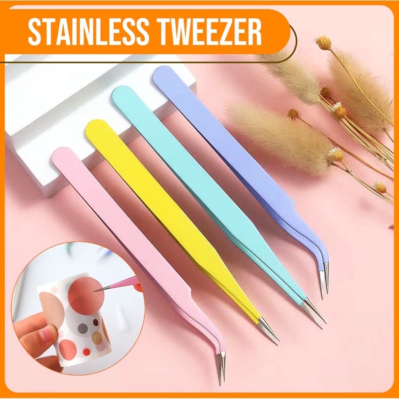Straight and Bended Tweezers Creative Design Baking Tools Anti Static ...