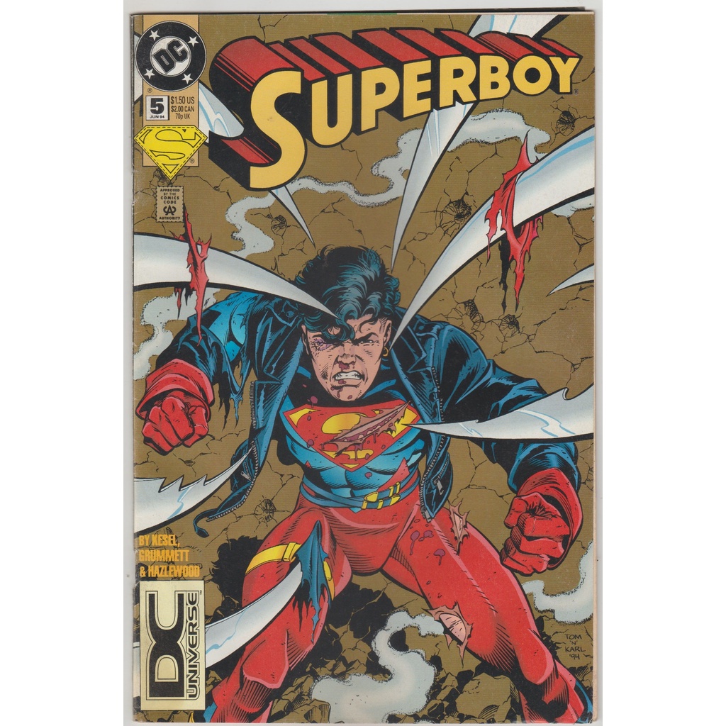 Superboy 5, 5 rare variant, 7, 10, 11, 12, 13 (1994-95) King Shark ...