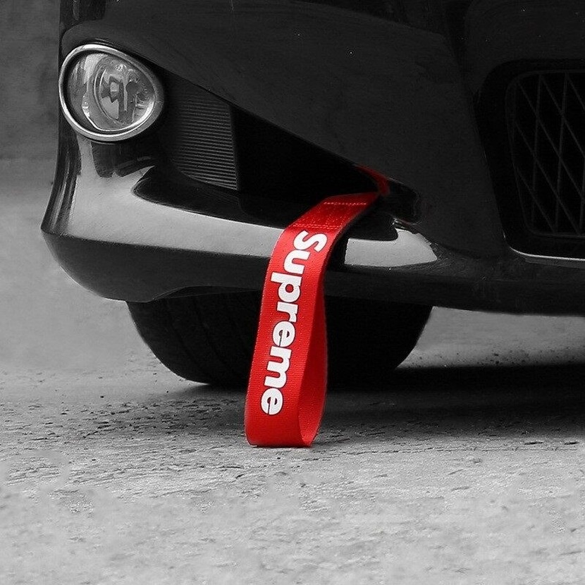 Racing Tow Strap Supreme Red High Strength Tow Strap Universal Cars Set ...