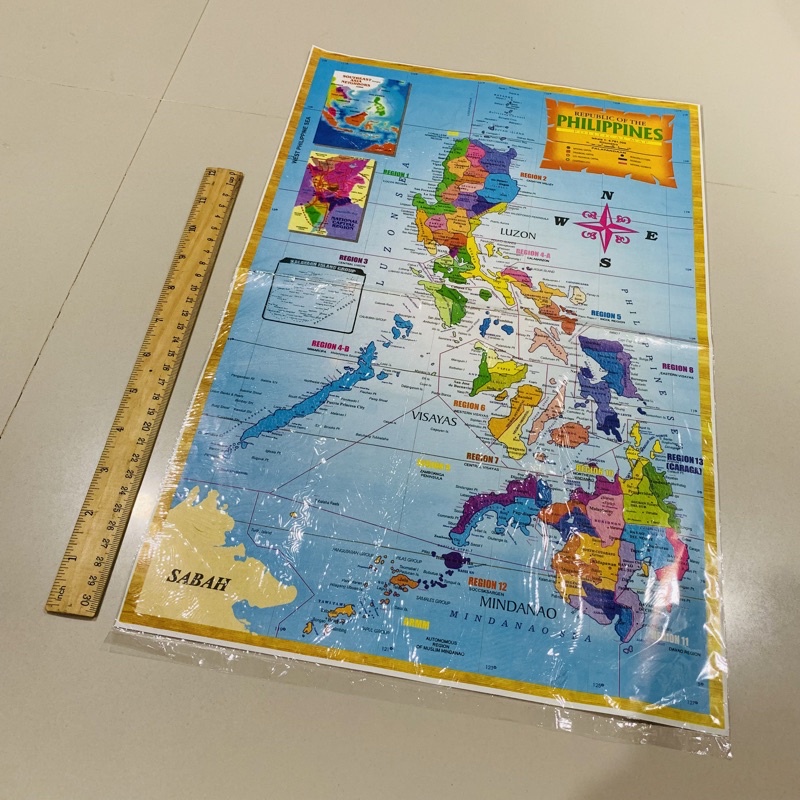 Poster - Philippine Map - 12” x 18” | Shopee Philippines