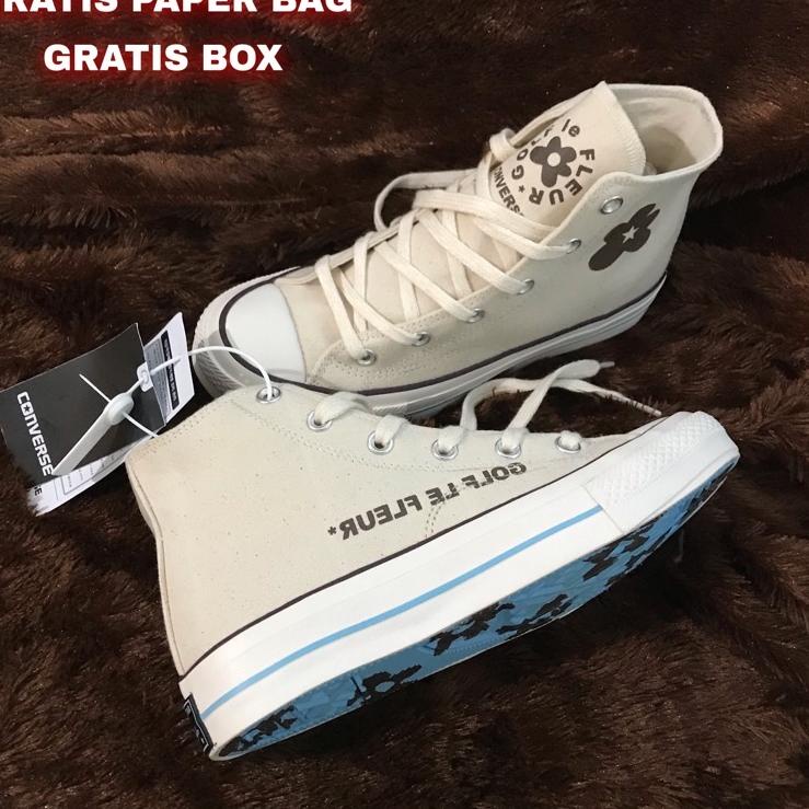 Hot (FREE PAPER BAG CONVERSE) SNEAKERS CONVERSE 70S HIGH GOLF LE FLEUR ...