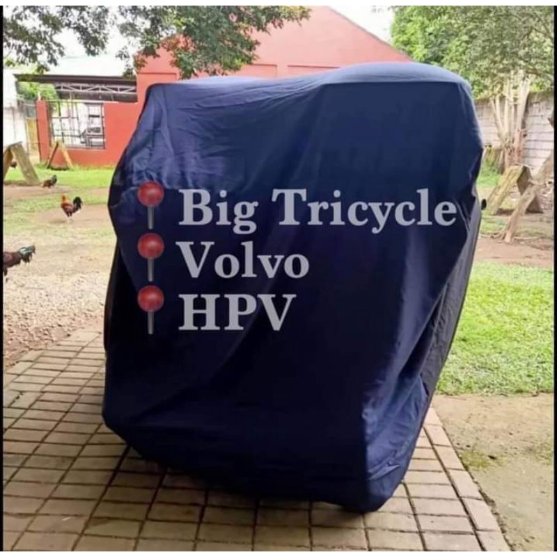 tricycle/ volvo/ HPV/ Big tricycle/ cover water repellant | Shopee ...