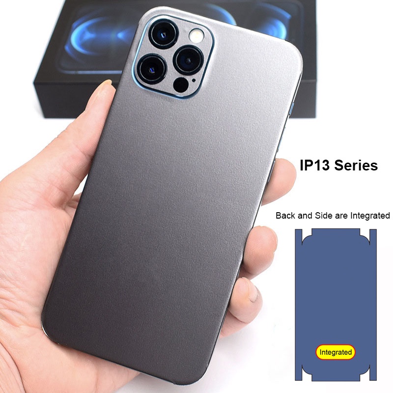 Ice Film Decal Skin for iPhone 13 Pro Max Mini Integrated Back Screen ...