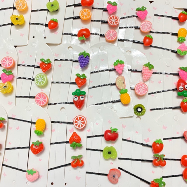 Cute little fruit-shaped hair pin | Shopee Philippines