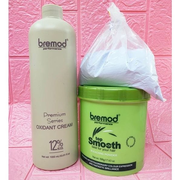 Bremod Hair Bleaching Powder and Bremod premium Oxidizing Cream 1000mL ...