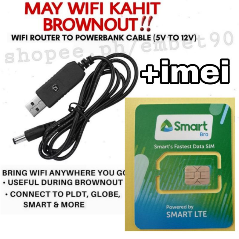 PLDT Home Prepaid Wifi Sim Card Free 10GB of Data | Shopee Philippines