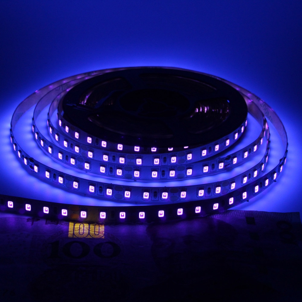 SMD2835 UV LED Strip Ultraviolet 395-405nm 60leds 120leds Non ...