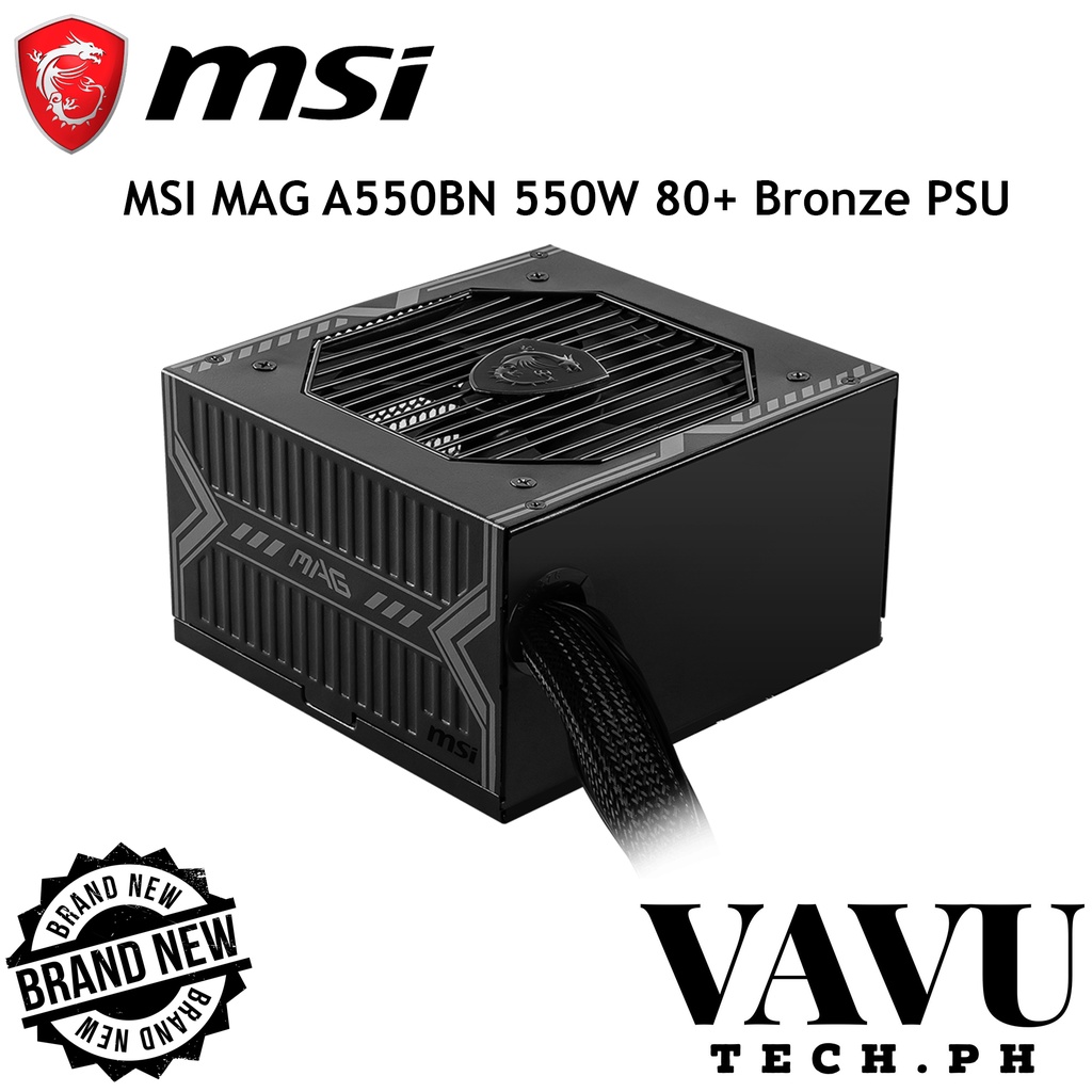 MSI MAG A650BN 650 Watts 80+ Bronze Power Supply Unit | Shopee Philippines