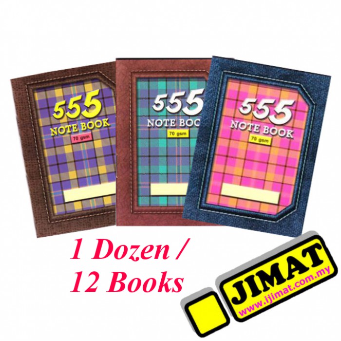 555 NOTEBOOK BUKU NOTA 555 Captain 555 Note Book 70g POCKET NOTE BOOK ...