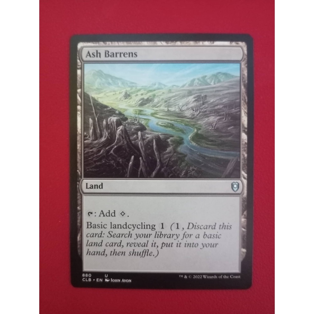 MTG Magic: The Gathering - Ash Barrens | Shopee Philippines