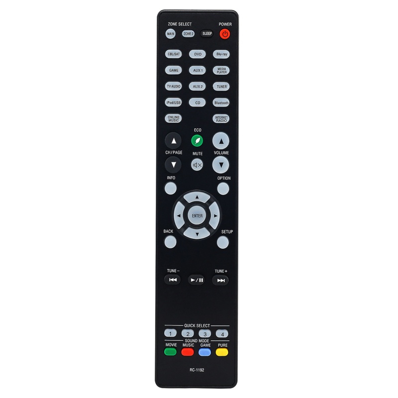 Denon Remote RC-1193 RC-1192 RC-1189 Replace Remote Control RC-1189 for Denon AV Receiver AVR ...